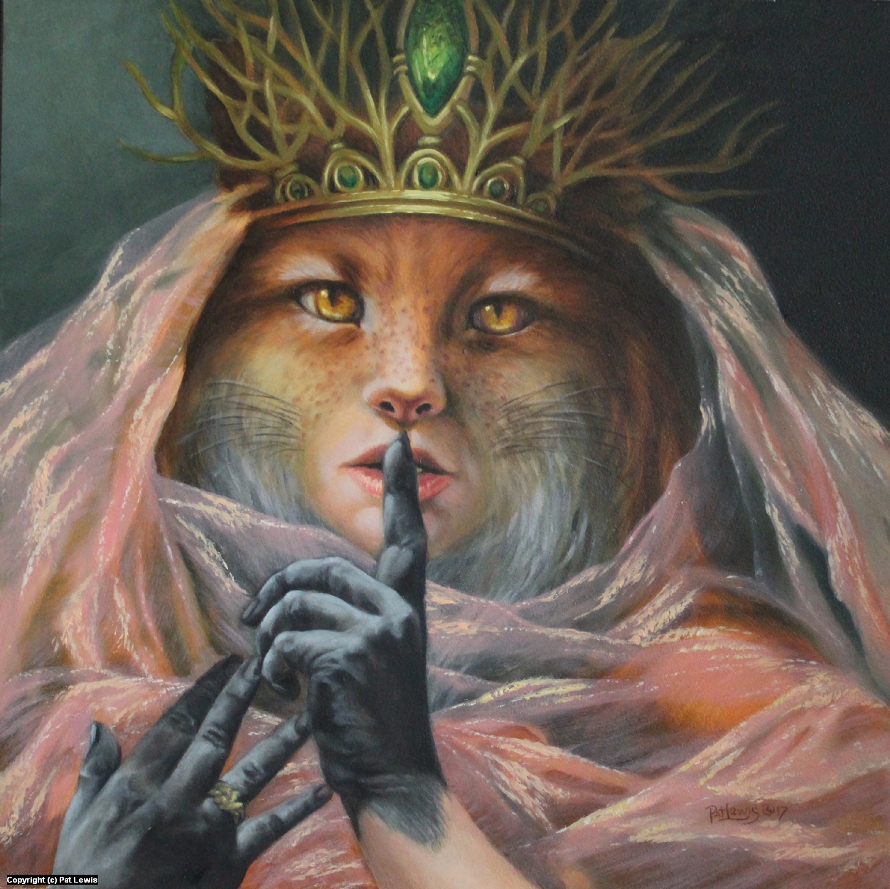 Infected By Art » Art Gallery » Pat morrissey-Lewis » Fox Queen in Fantasy