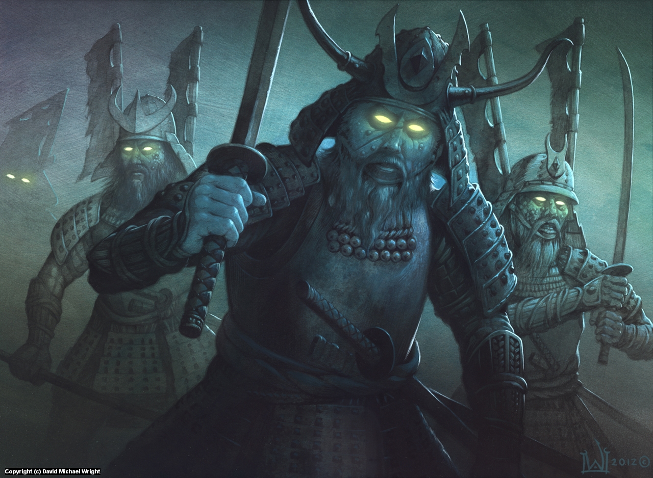 Evil Samurai Drawings