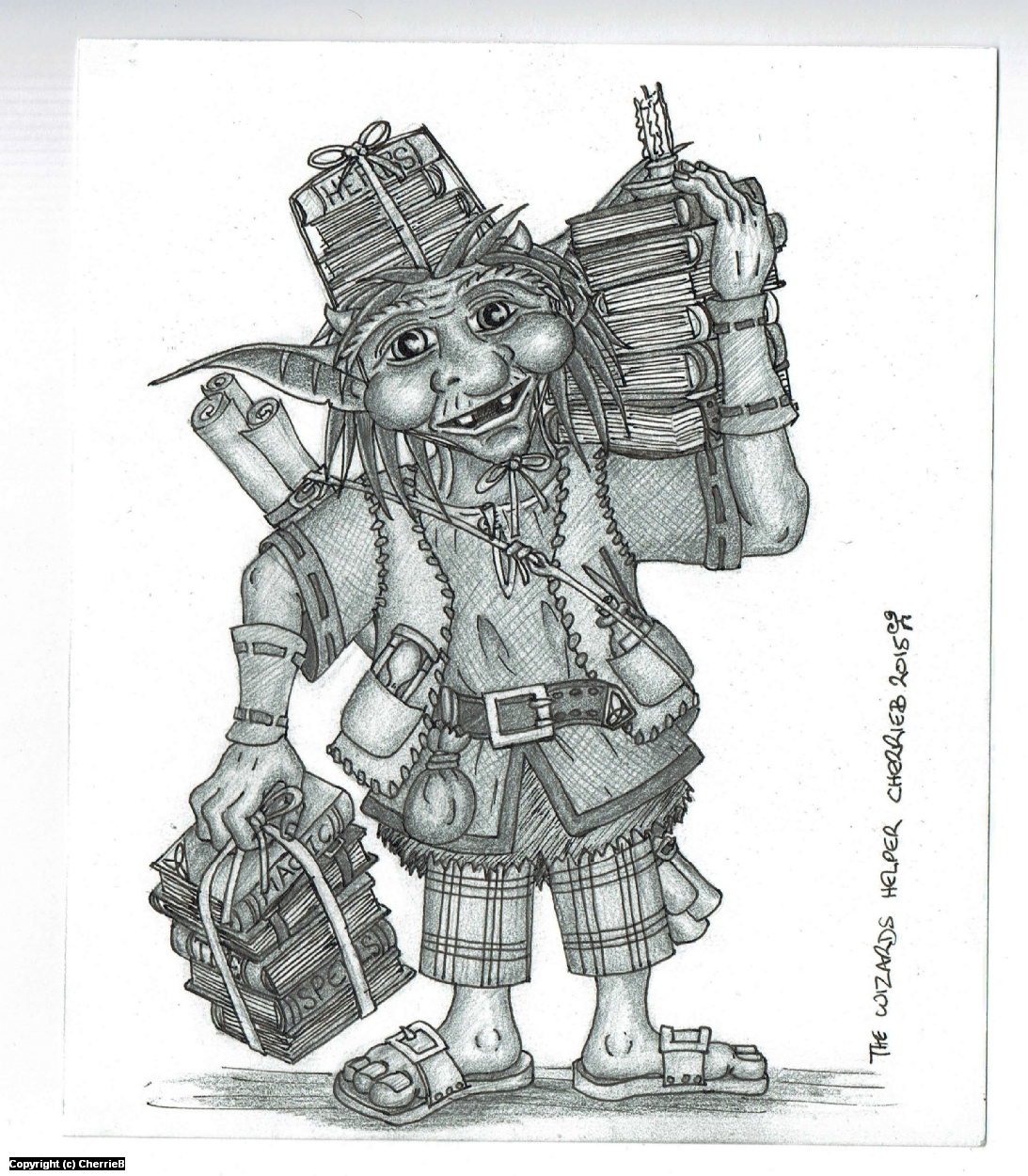 Infected By Art » Art Gallery » Cherrie Button » The Wizards Helper in ...