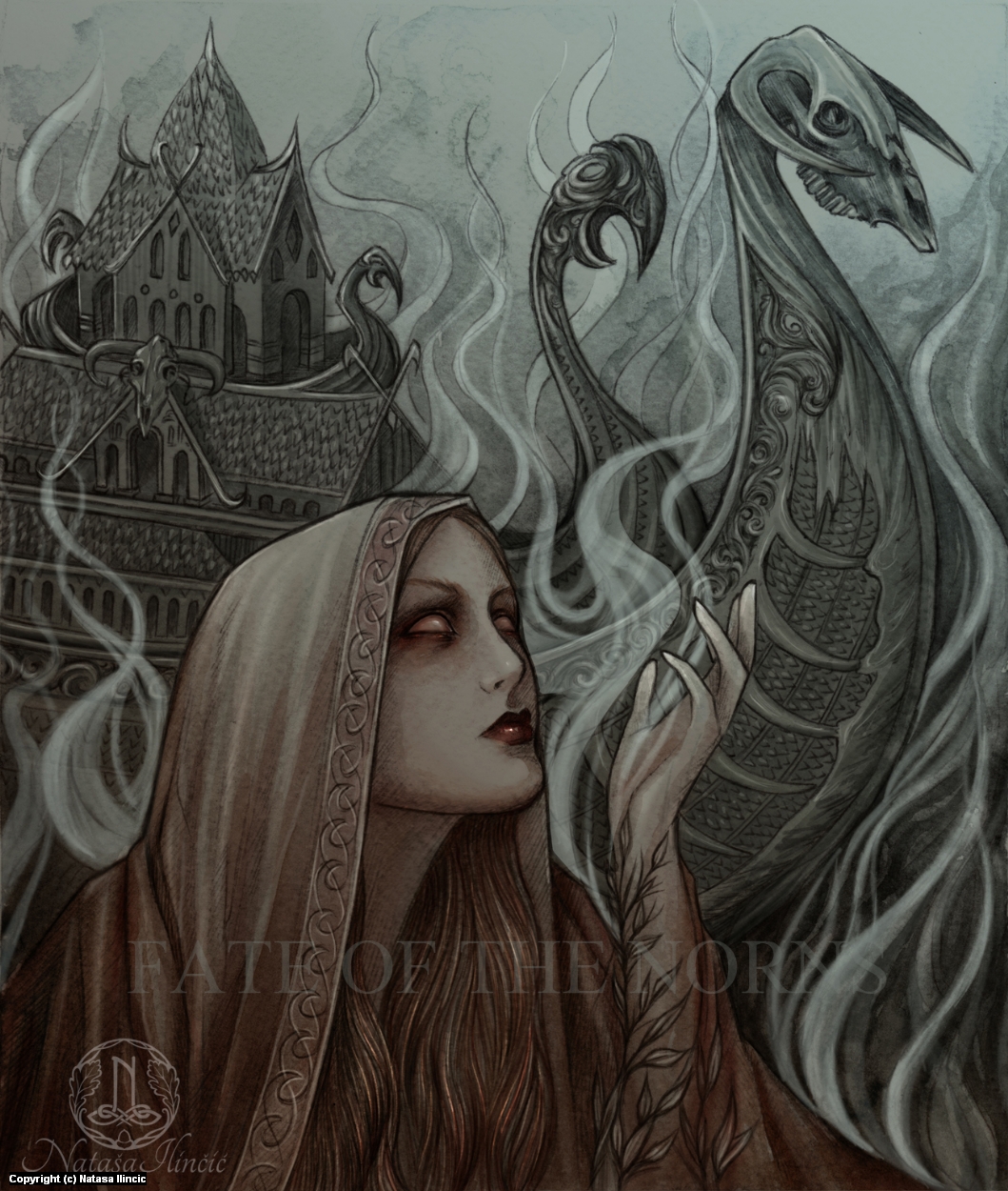 Infected By Art » Art Gallery » Natasa Ilincic » Volva's Vision in ...