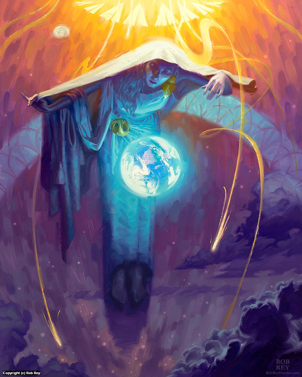 Infected By Art » Art Gallery » Rob Rey » Magnetosphere in Traditional Oils