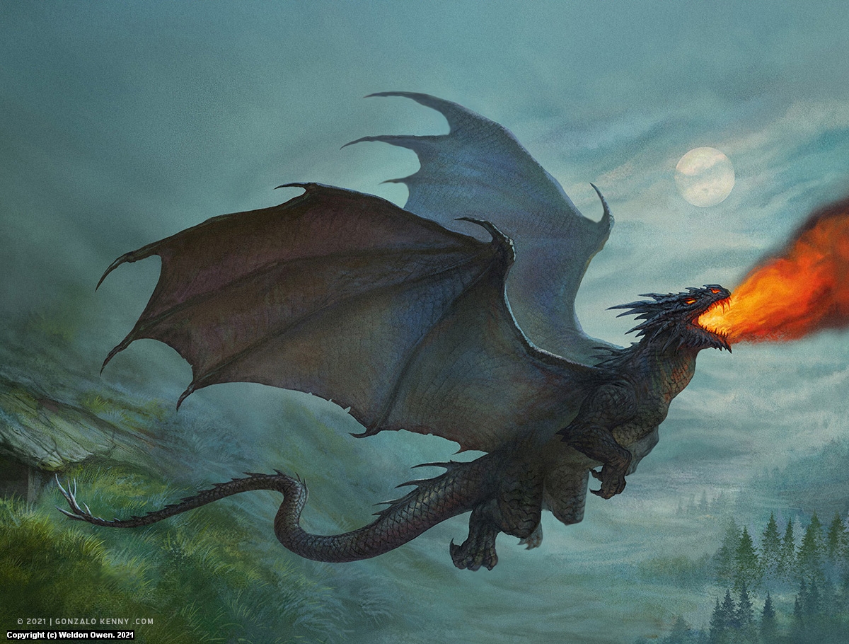 Infected By Art » Art Gallery » Gonzalo Kenny » The Great Firedrake in ...